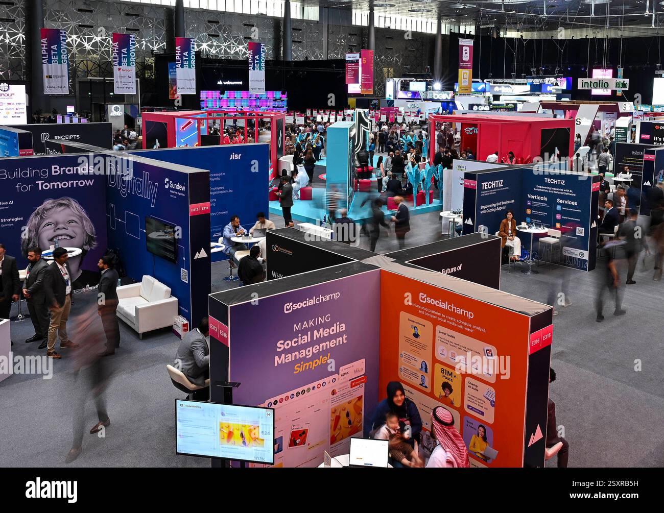 WEB SUMMIT QATAR 2025 - DAY THREE A general view shows participants ...