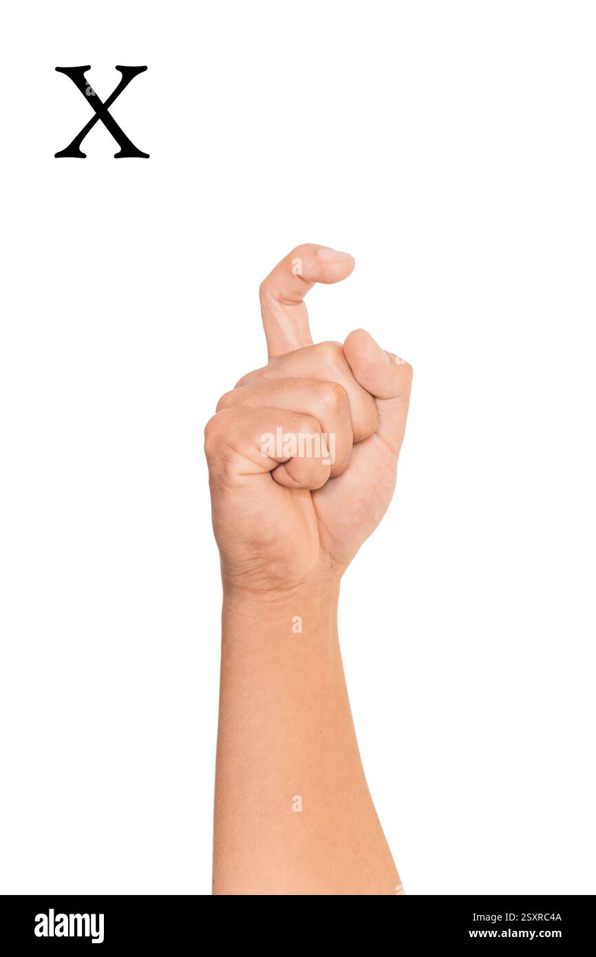 American sign language letter hi-res stock photography and images - Alamy