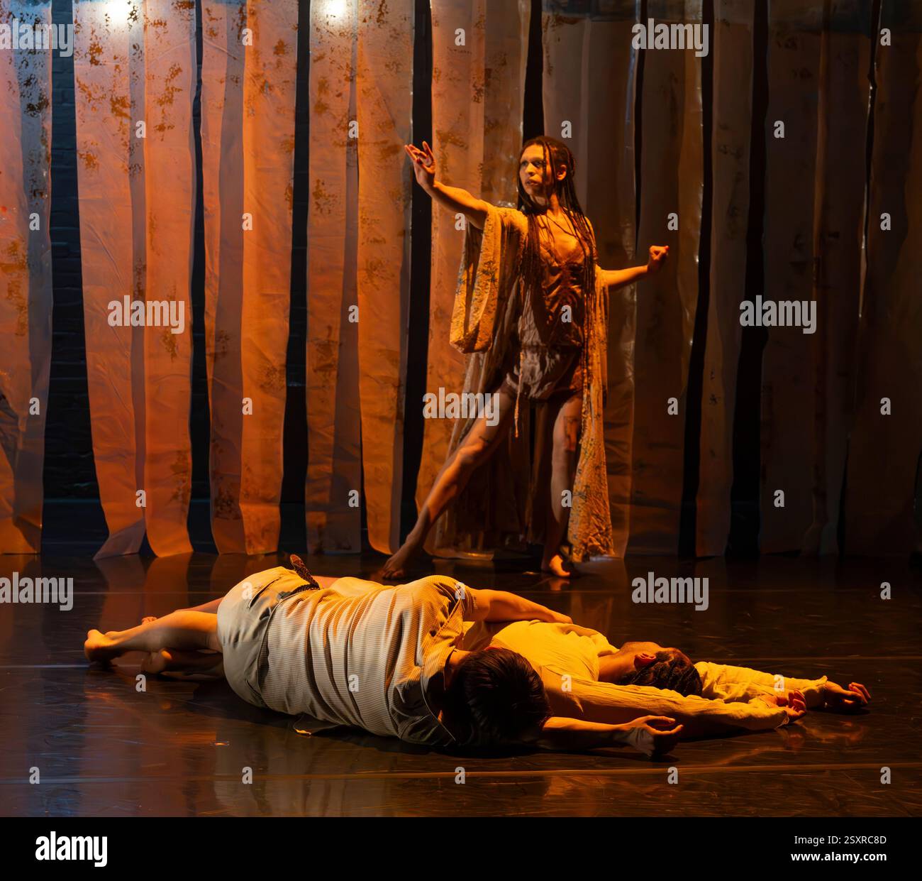 (Press use only) The Place Theatre, London, UK. 25th Feb, 2025. Ahead ...