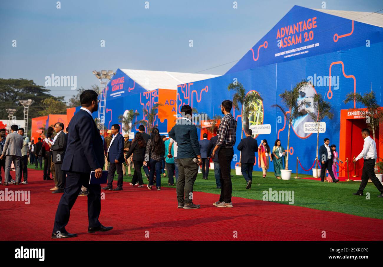 February 25, 2025: Business people visits the venue of The Advantage ...