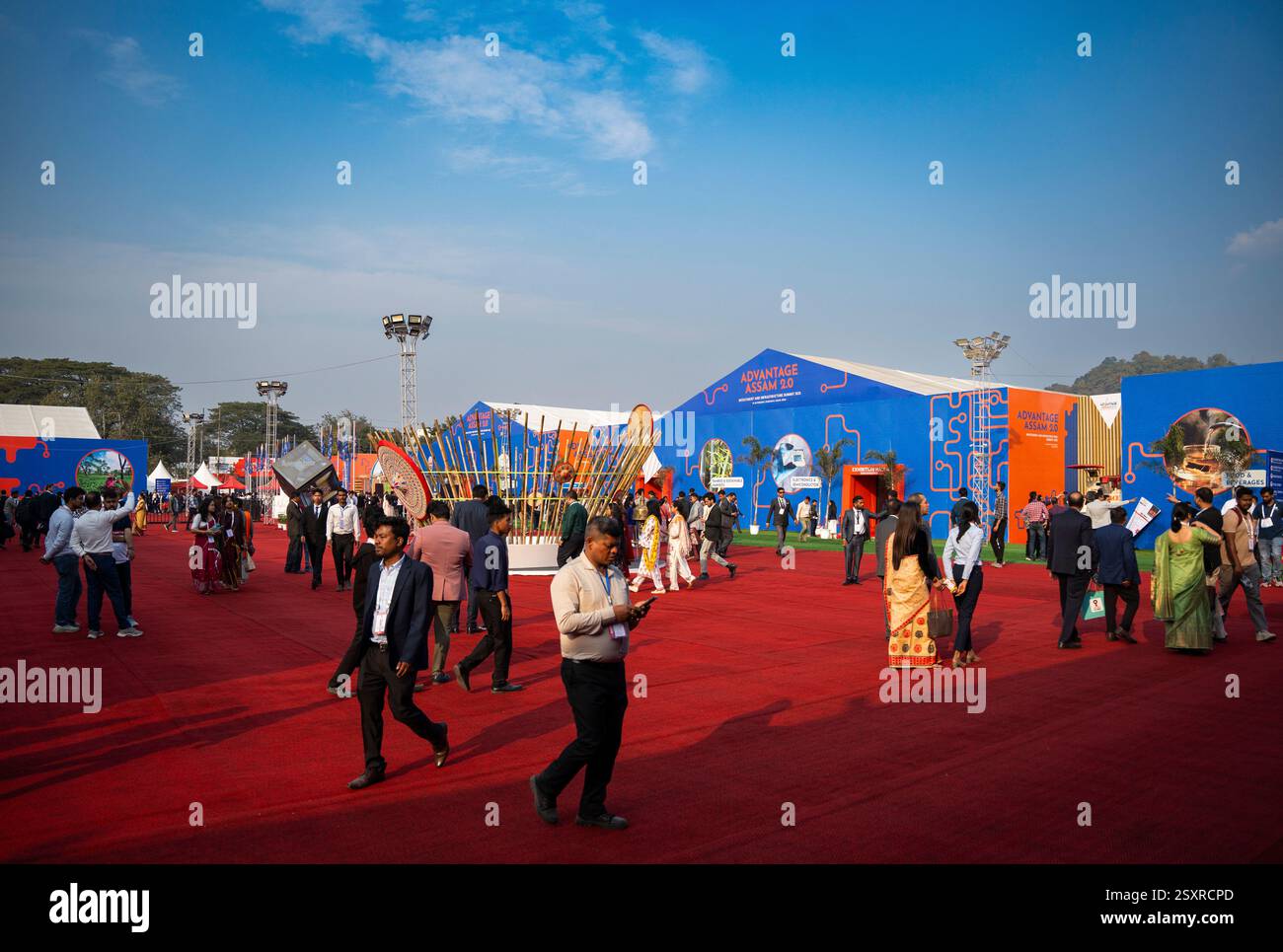 February 25, 2025: Business people visits the venue of The Advantage ...