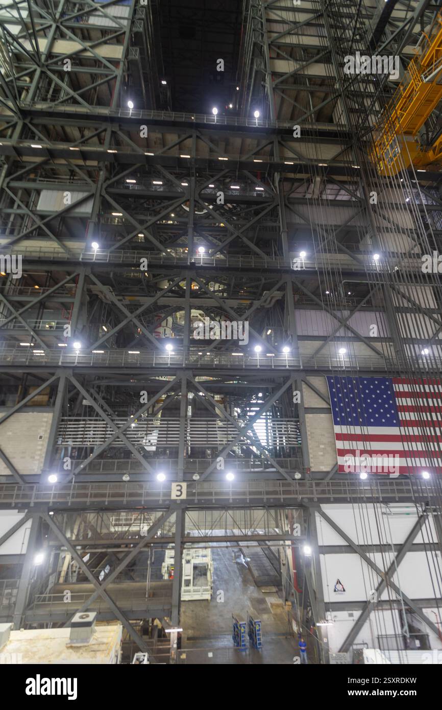 Views from the 5th & 16th floors NASA VAB Verticle Assembly Building of ...
