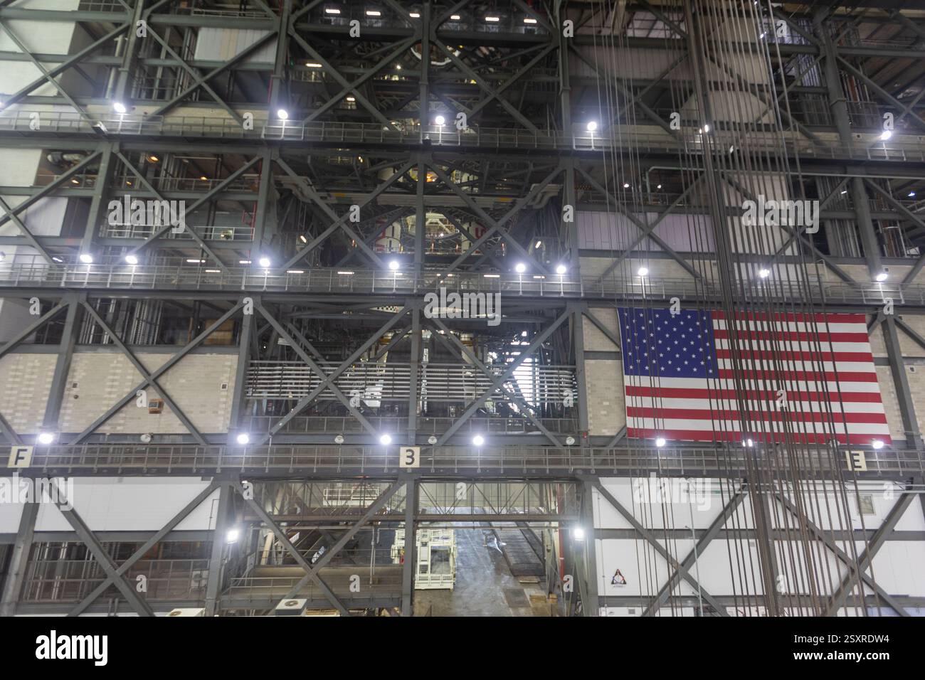 Views from the 5th & 16th floors NASA VAB Verticle Assembly Building of ...