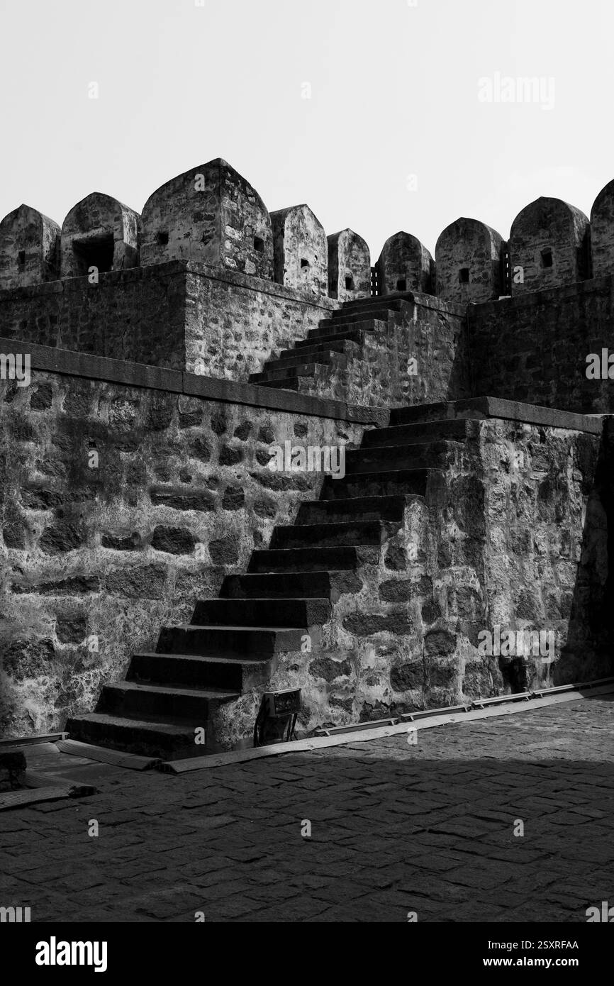 Whispers of history echo through these ancient walls. Golconda Fort ...