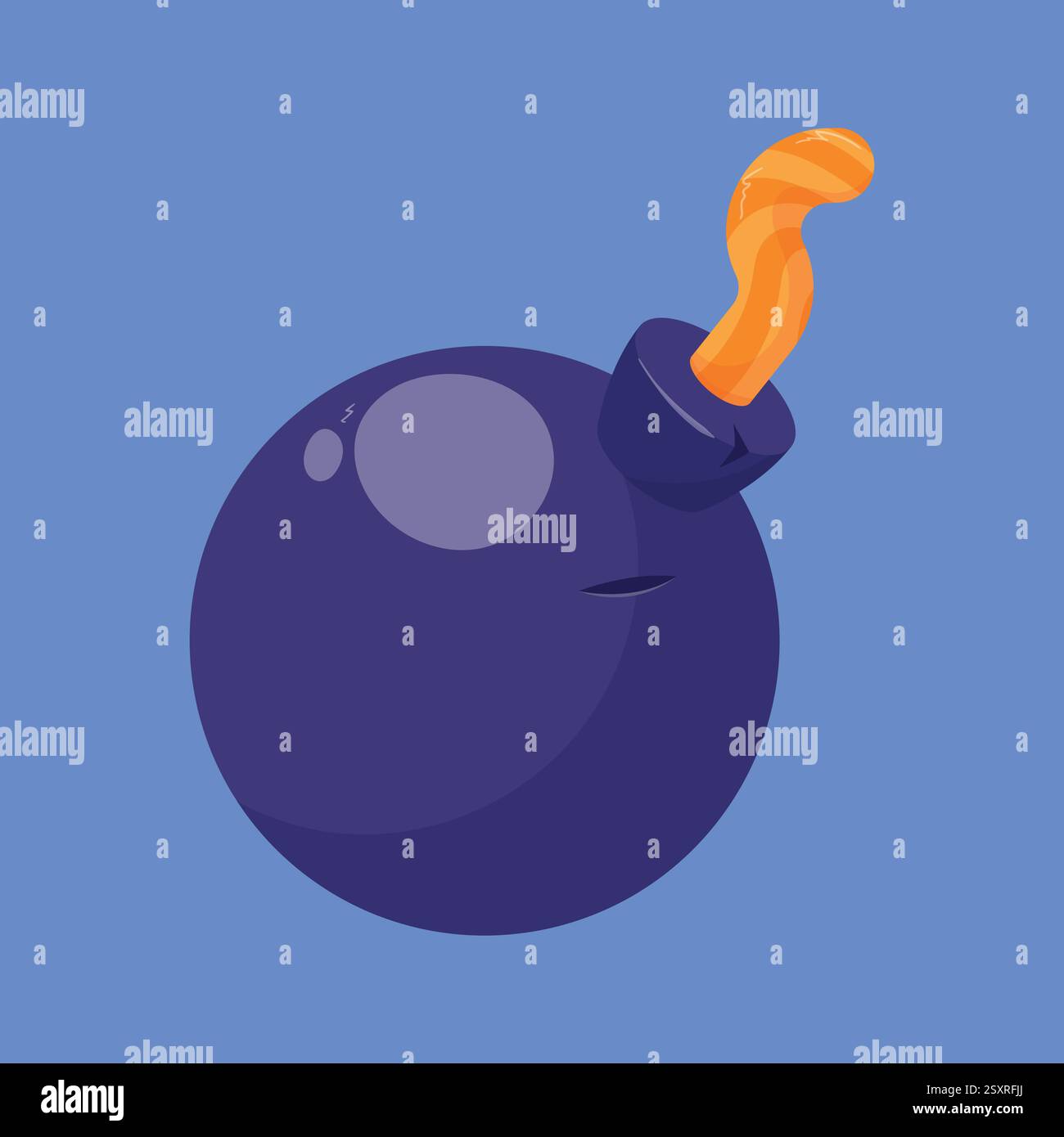 Bomb illustration vector. bomb TNT icon vector. bomb ball icon Stock ...