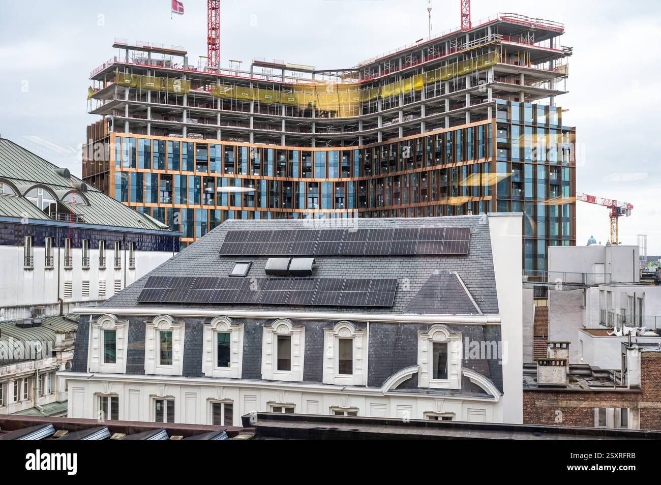 High angle view over the Oxy tower from architect Snohetta under ...