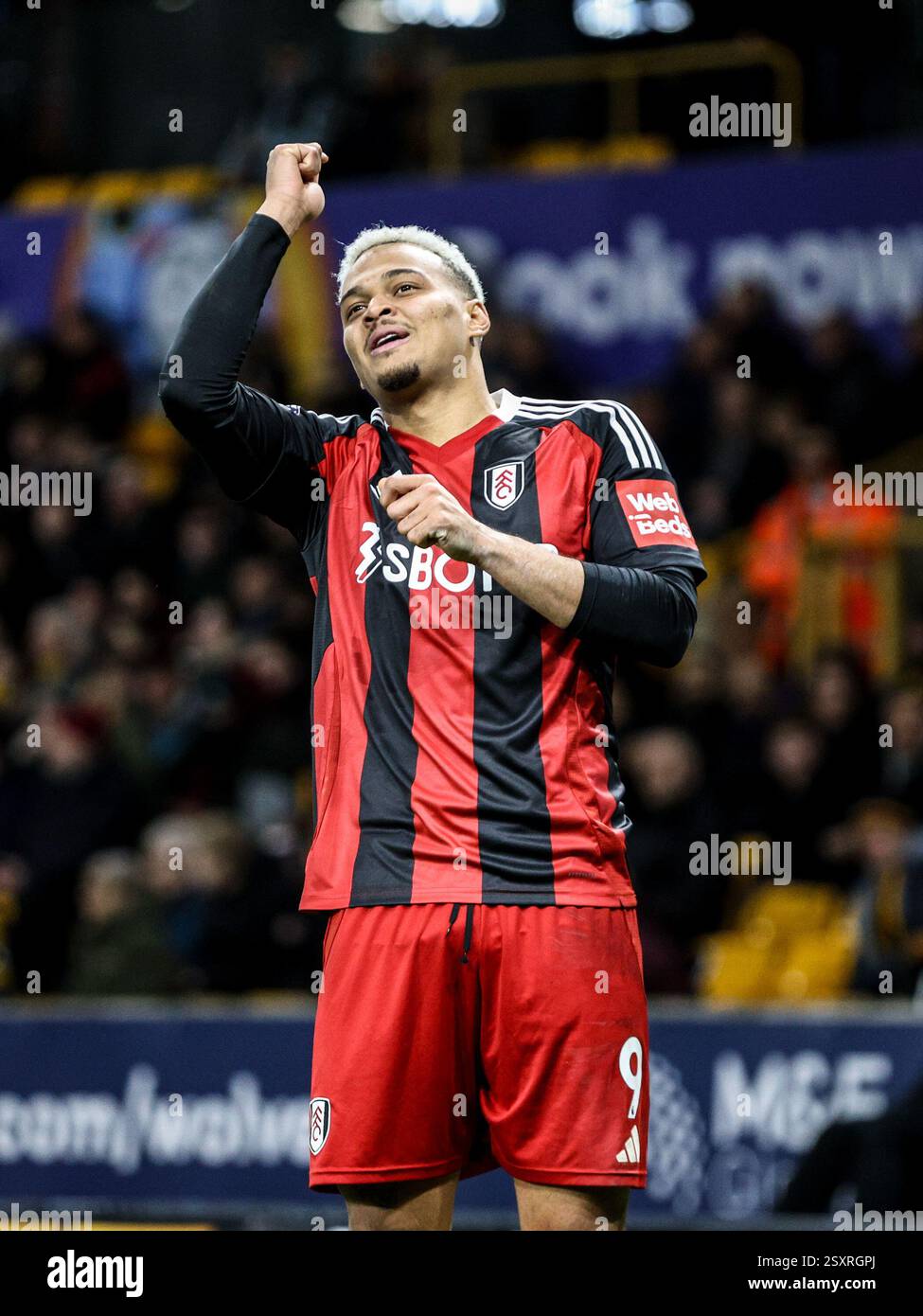 Wolverhampton, England, February 25th 2025: Rodrigo Muniz (9 Fulham ...