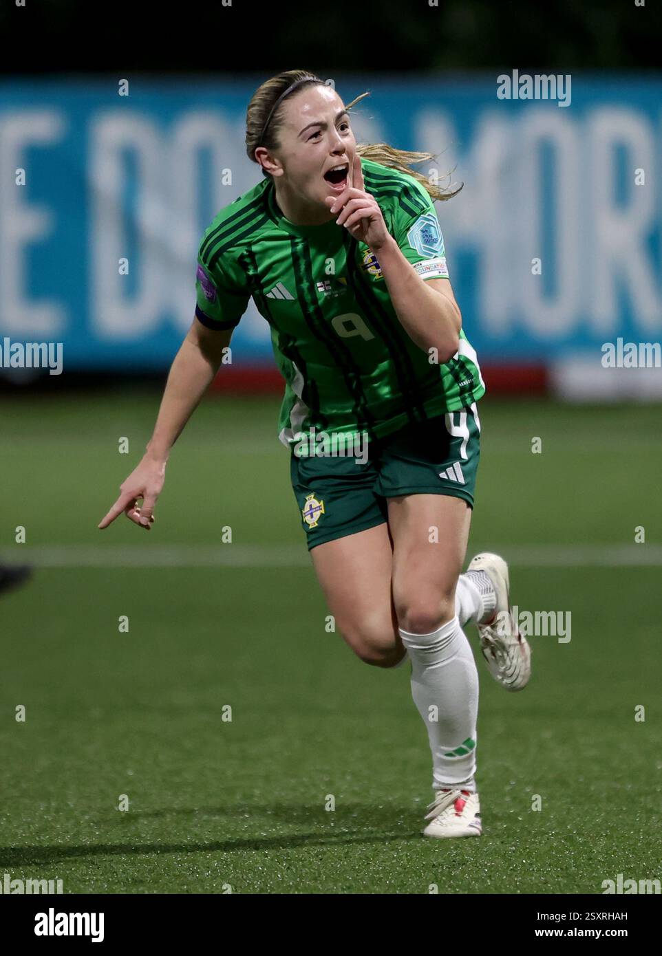 Northern Ireland's Simone Magill celebrates scoring their side's third ...