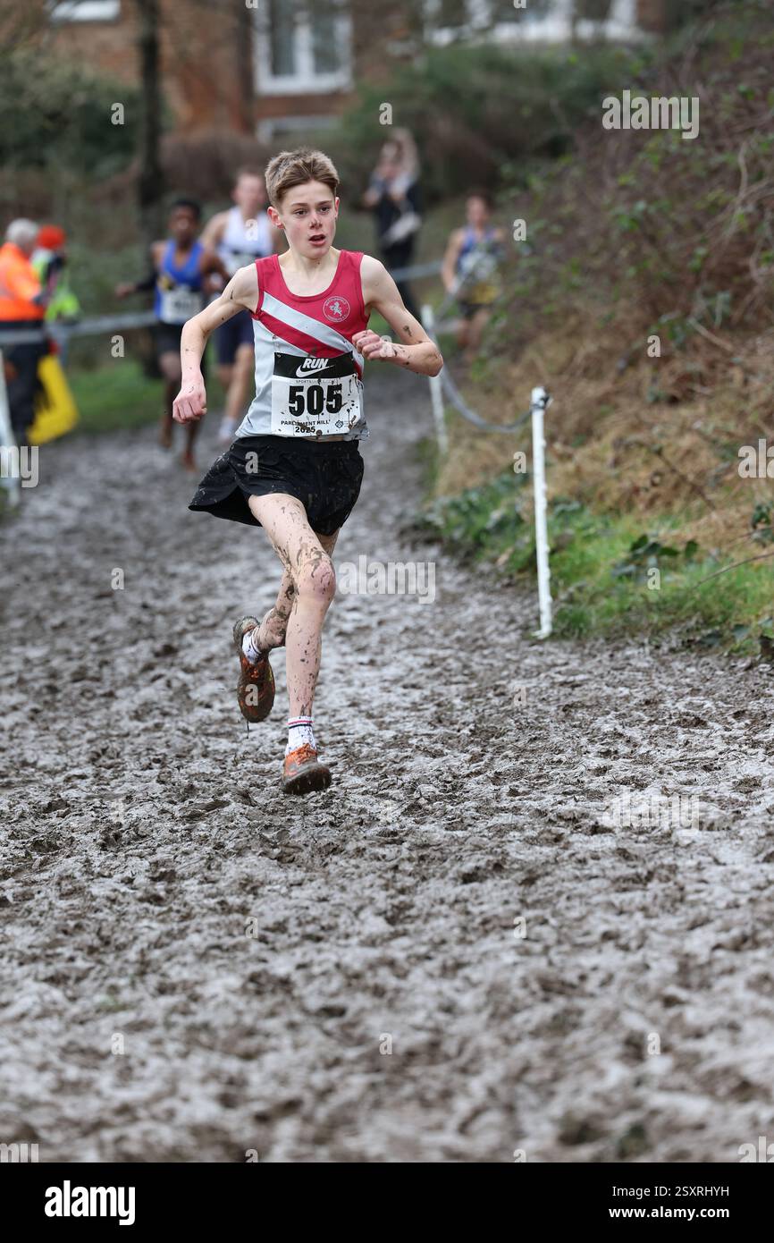 Jake Ireland (1st), Macclesfield Harriers & AC in the U15 Boy's Race at ...