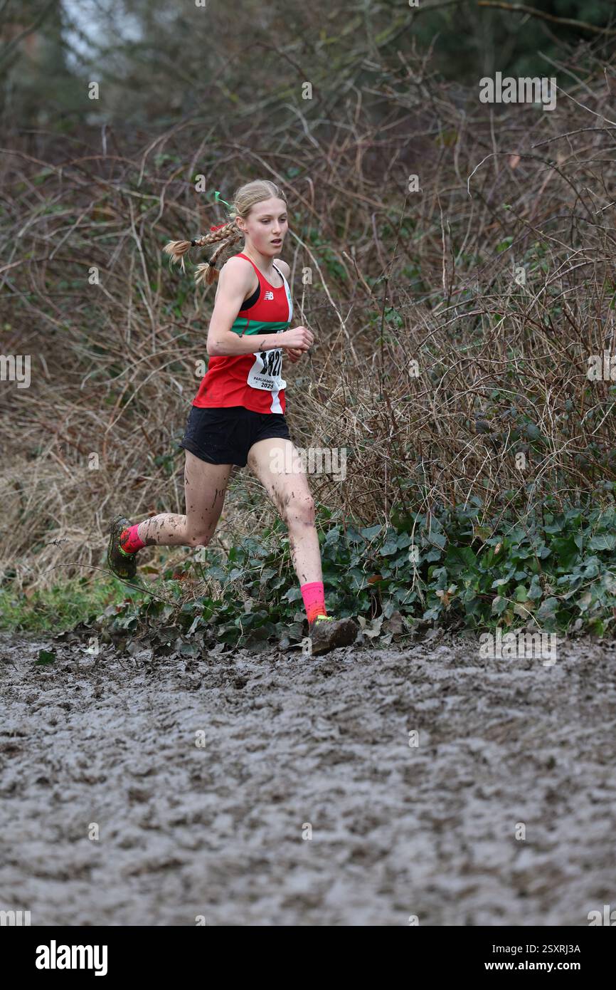 Kitty Scott (1st), Aldershot Farnham & District in the U15 Girls Race ...