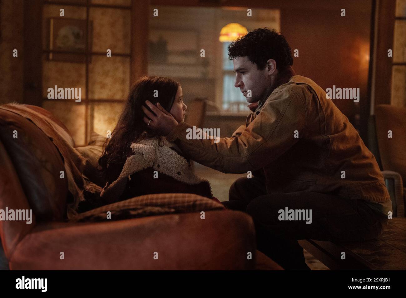 Wolf Man (2025)Christopher Abbott as Blake Lovell Matilda Firth as ...