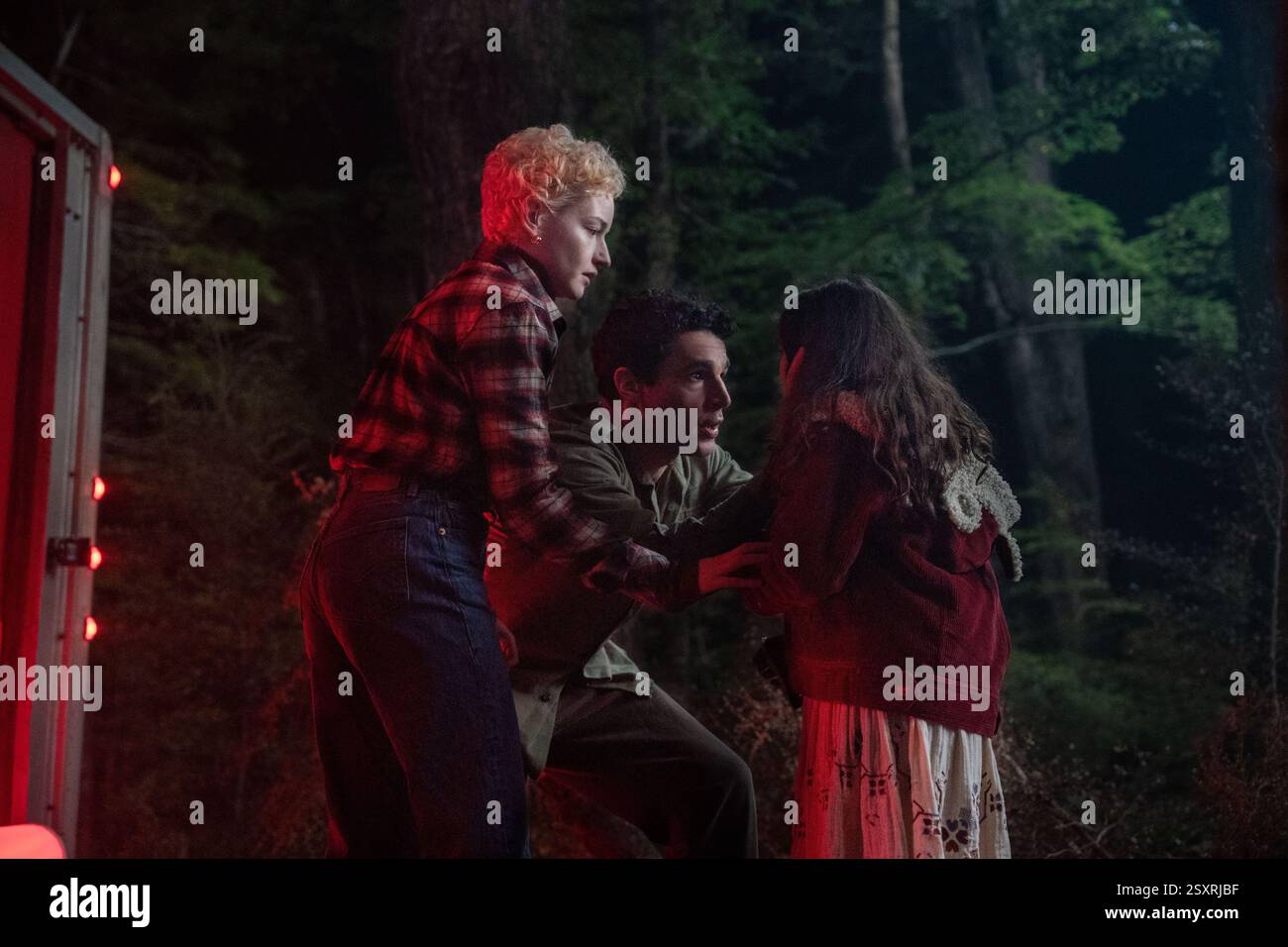 Wolf Man (2025)Julia Garner as Charlotte Lovell Christopher Abbott as ...