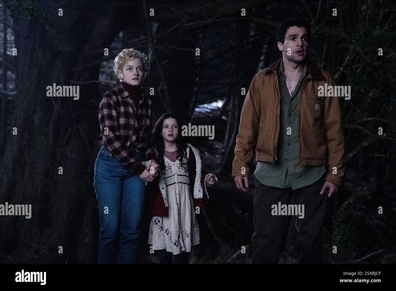 Wolf Man (2025)Julia Garner as Charlotte Lovell Matilda Firth as Ginger ...