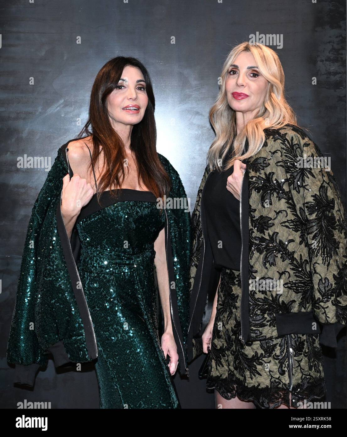 Milan, . 25th Feb, 2024. Milan, Italy LE TWINS present LOLO' MFW FW ...