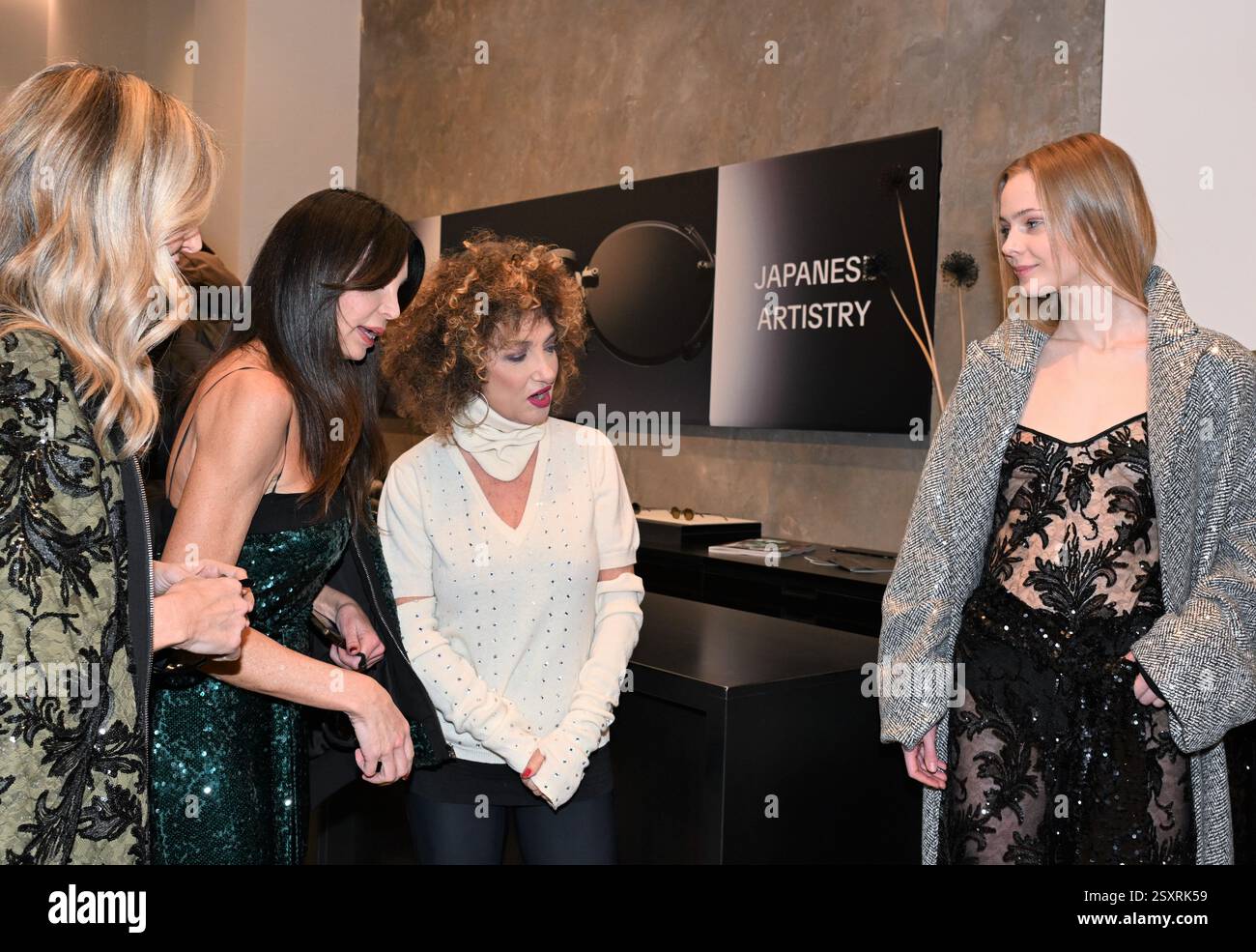 Milan, . 25th Feb, 2024. Milan, Italy LE TWINS present LOLO' MFW FW ...