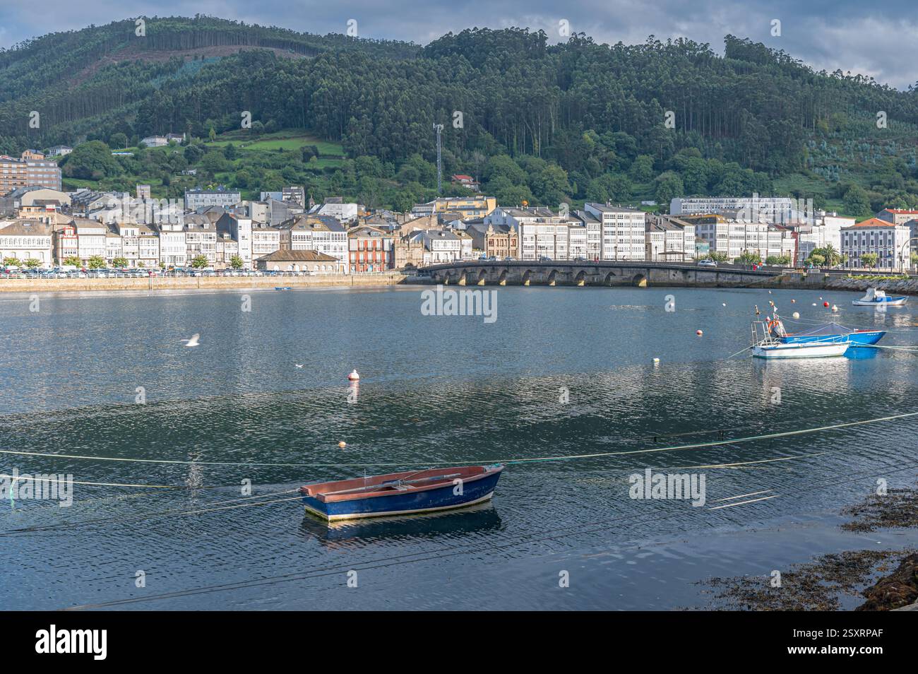 VIVEIRO, SPAIN - SEPTEMBER 2, 2022: View of fishing boats in the port ...