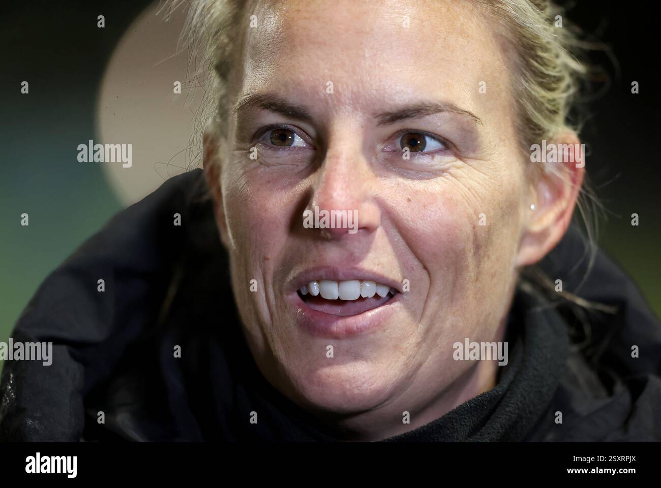 Northern Ireland's manager Tanya Oxtoby at the end of the game after ...