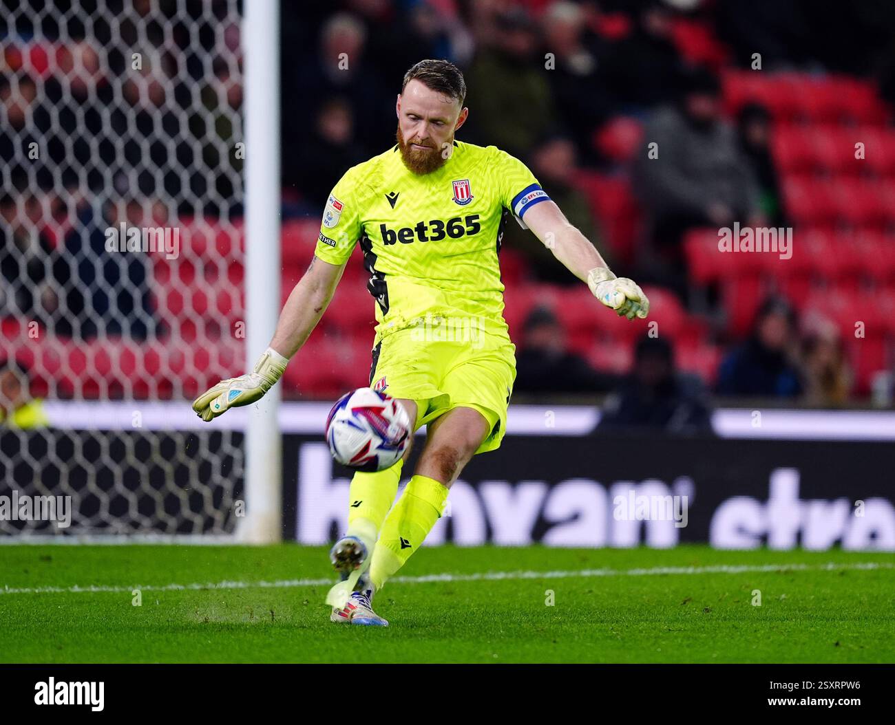 Stoke City goalkeeper Viktor Johansson during the Sky Bet Championship ...