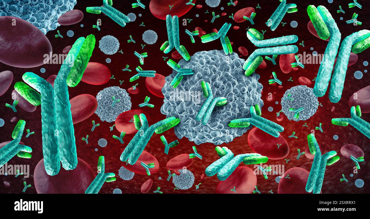 White blood cells and And Antibody Immune System as Immunotherapy ...