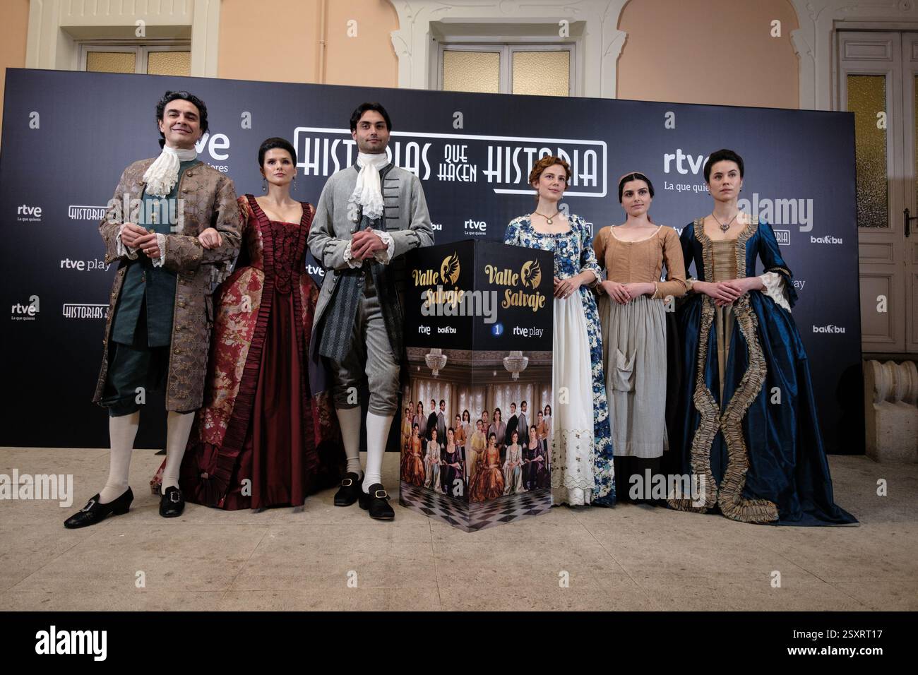 Madrid, Spain. 25th Feb, 2025. Marco Pernas attends the 'Historias que ...
