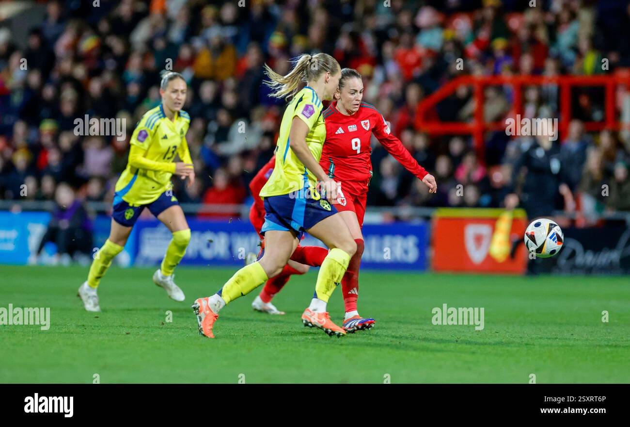 SToK Cae Ras, Wrexham, UK. 25th Feb, 2025. UEFA Womens Nations League ...