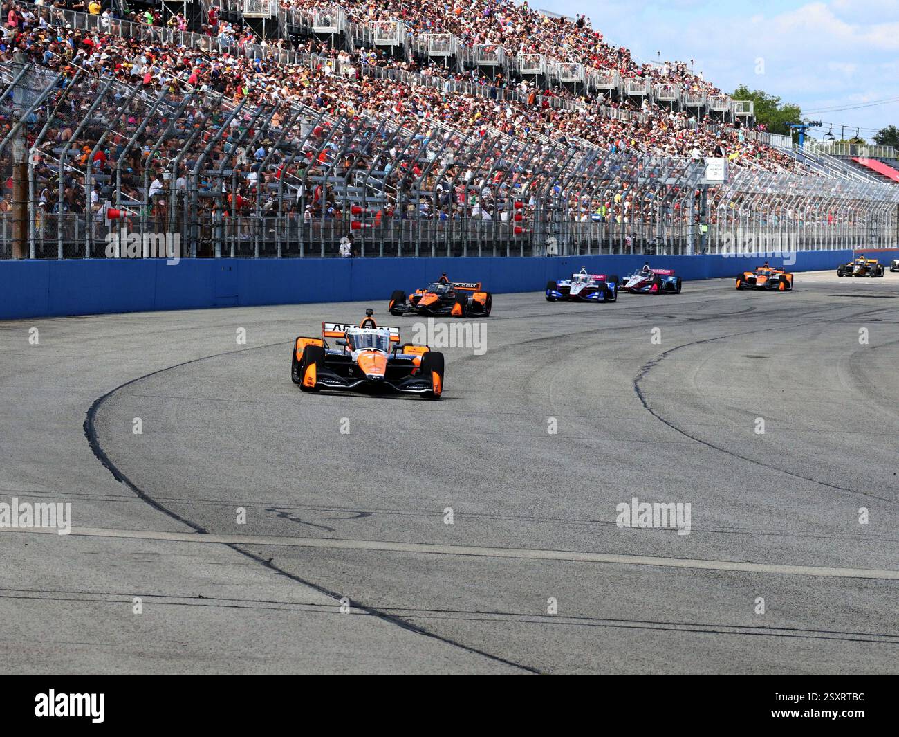 Milwaukee Wisconsin - September 1, 2024: Alexander Rossi INDYCAR Hy-Vee ...