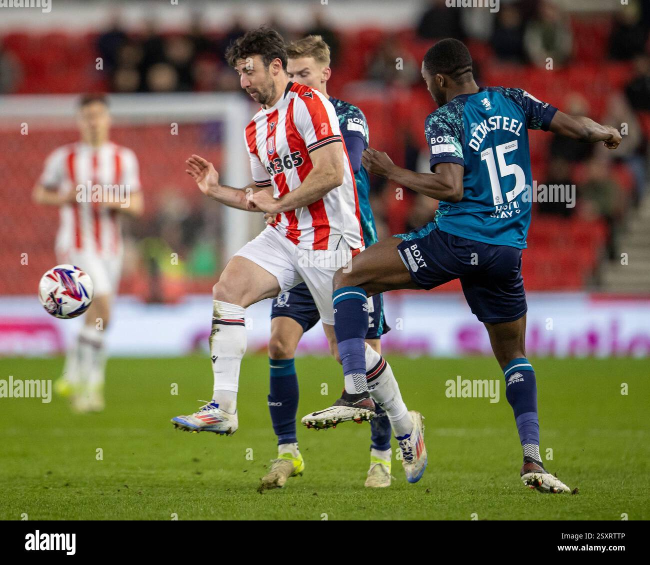 25th February 2025; Bet365 Stadium, Stoke, Staffordshire, England; EFL ...