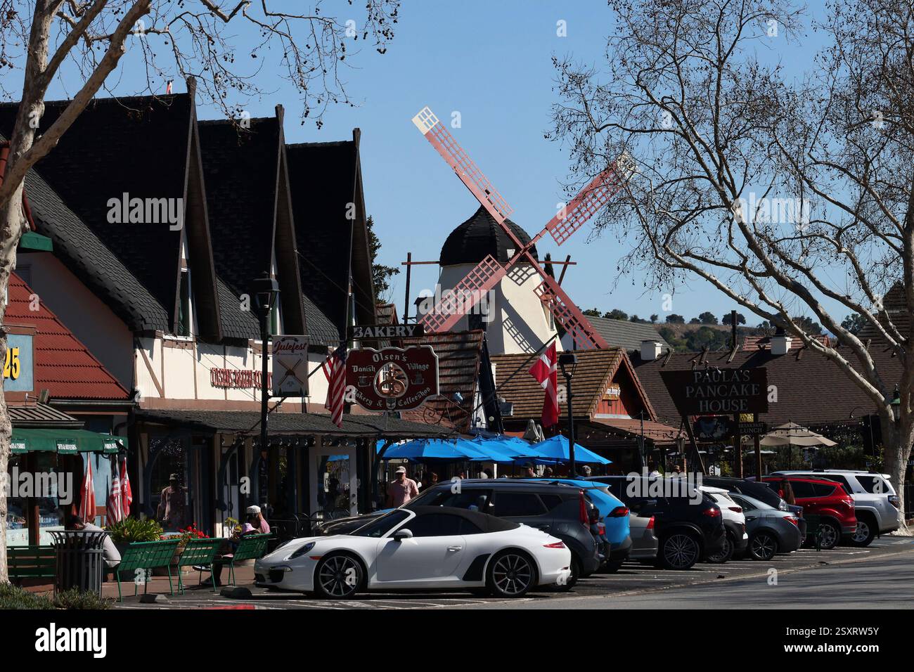 February 23, 2025, Solvang, California, USA: Solvang, California is a ...