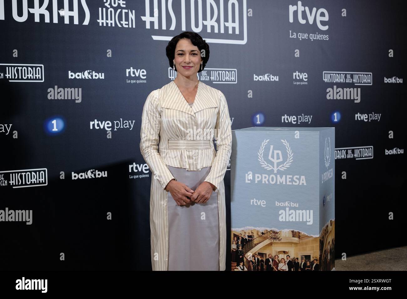 Madrid, Spain. 25th Feb, 2025. Isabel Serrano attends the 'Historias ...