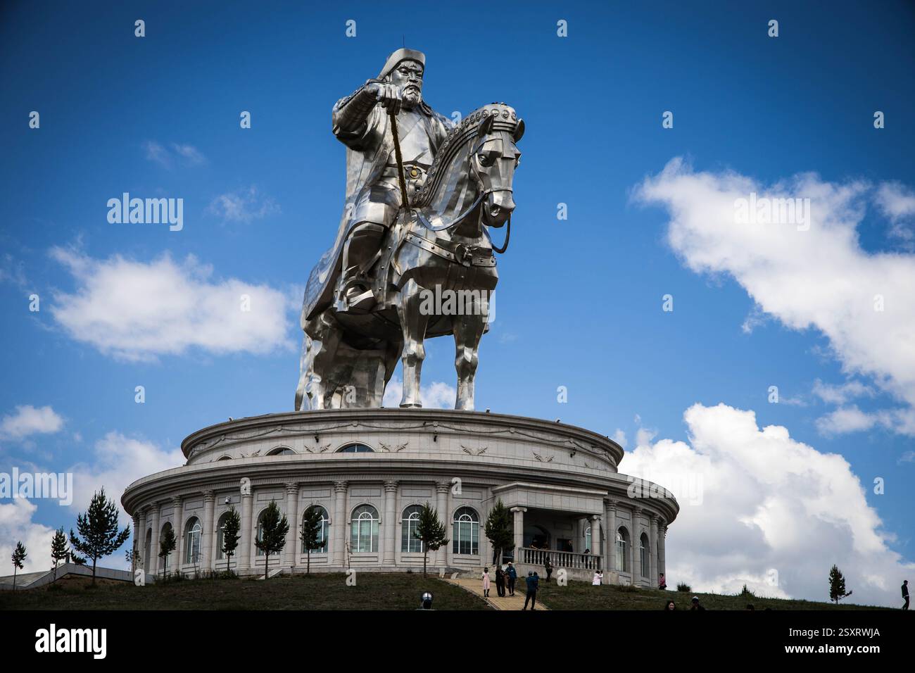 Equestrian statue of Genghis Khan Stock Photo - Alamy