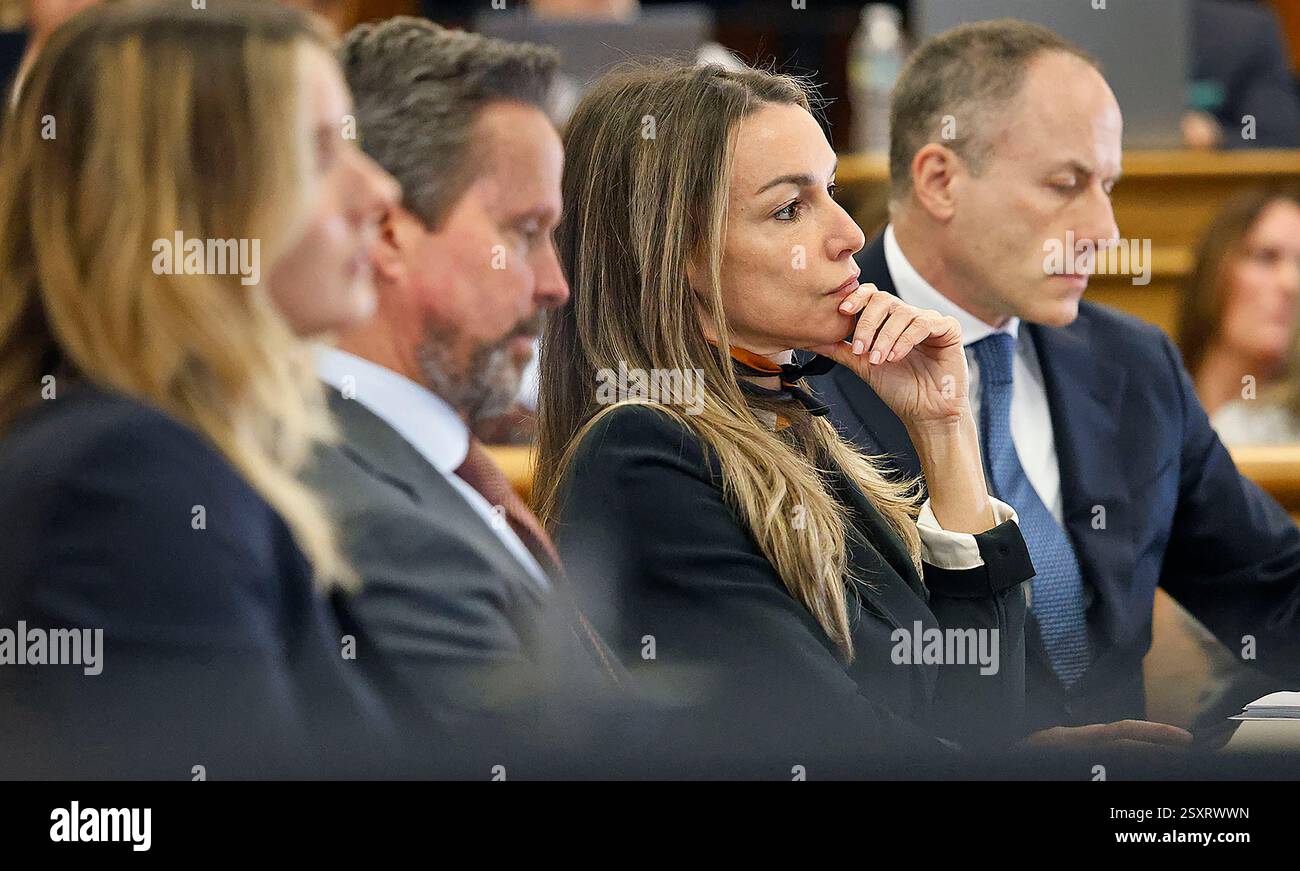 From left, Attorney Emily Little, Alan Jackson, Karen Read and David ...