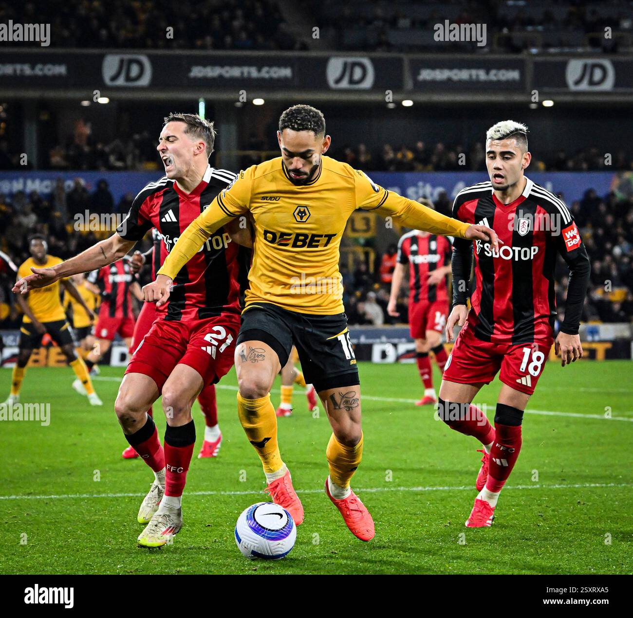 25th February 2025; Molineux Stadium, Wolverhampton, West Midlands ...