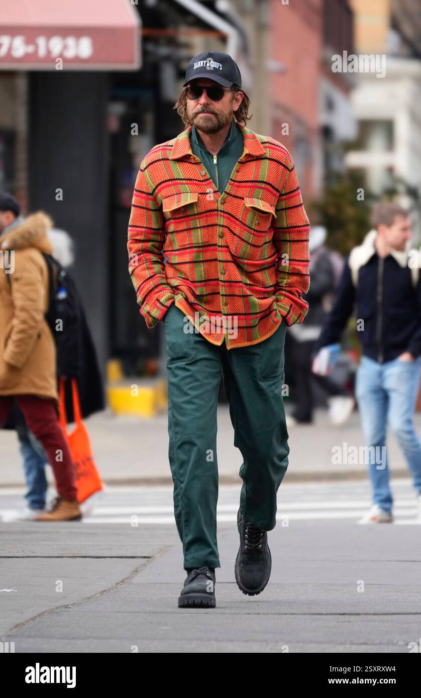 Photo by: XNY/STAR MAX/IPx 2025 2/25/25 Bradley Cooper is seen on February 25, 2025 in New York ...