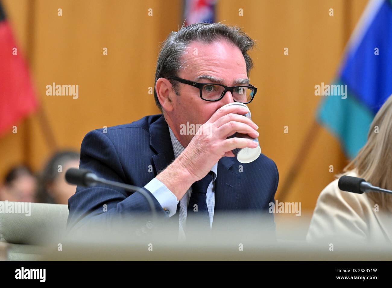 Canberra, Australia. 26th Feb, 2025. Treasury Secretary Steven Kennedy ...