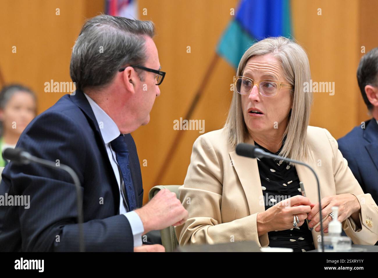 Canberra, Australia. 26th Feb, 2025. Treasury Secretary Steven Kennedy ...
