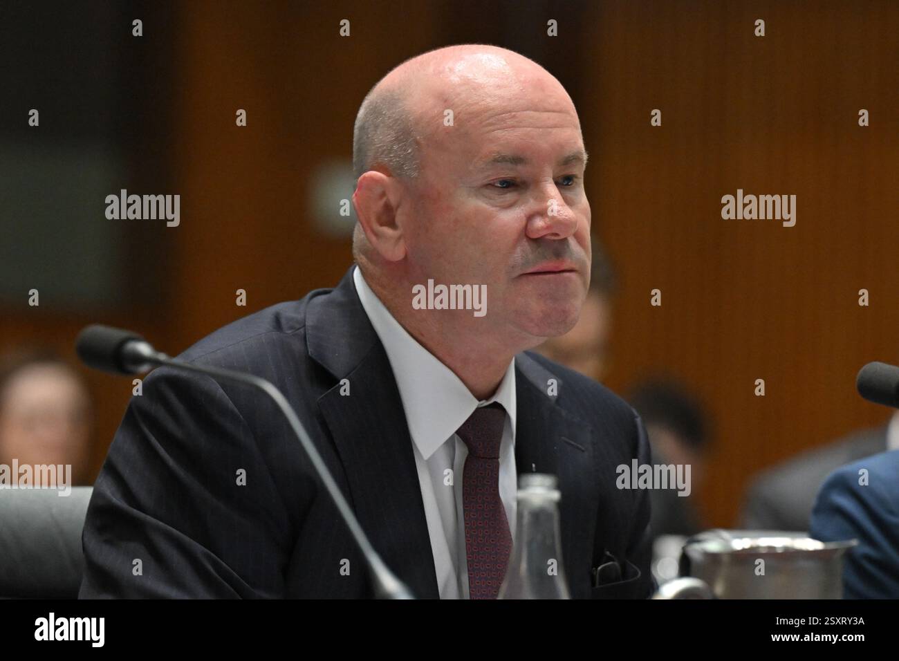 Canberra, Australia. 26th Feb, 2025. Secretary of the Department of ...