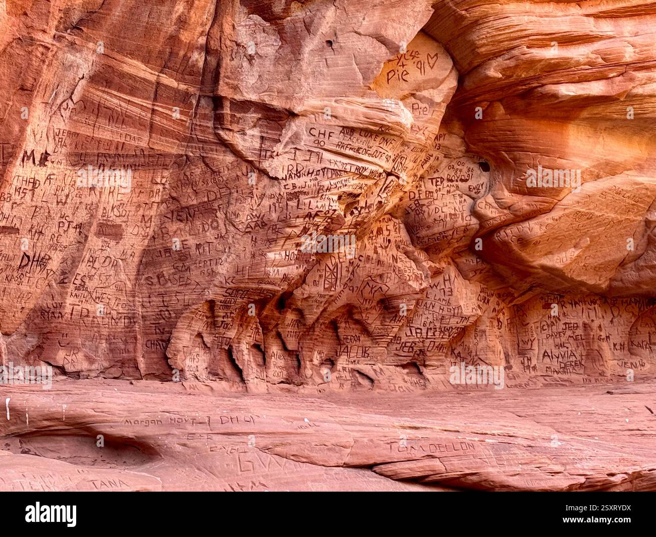 History of the Red Rock Stock Photo - Alamy