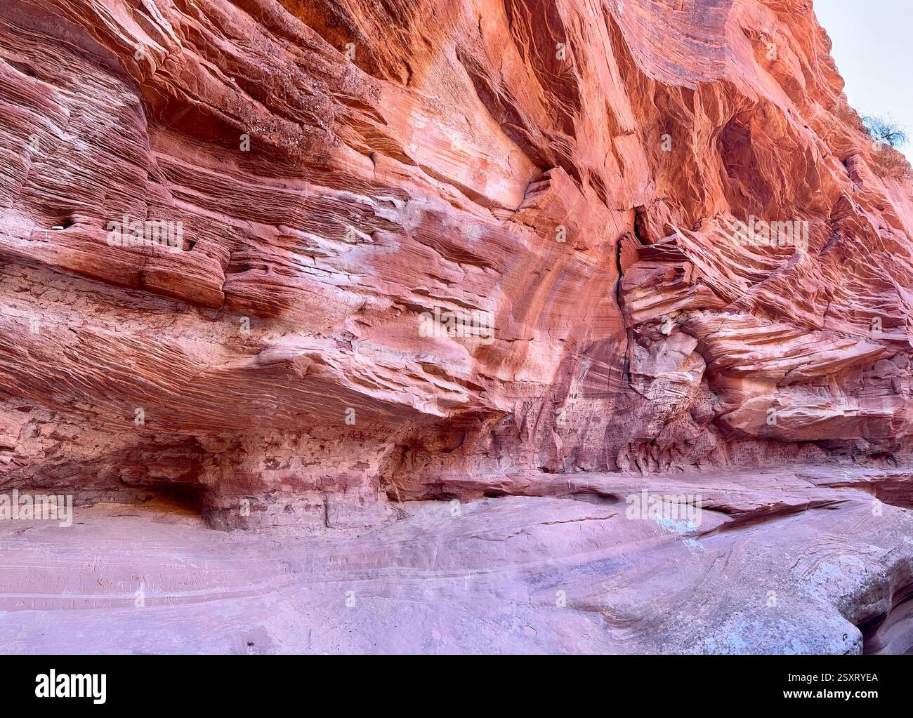 History of the Red Rock Stock Photo - Alamy