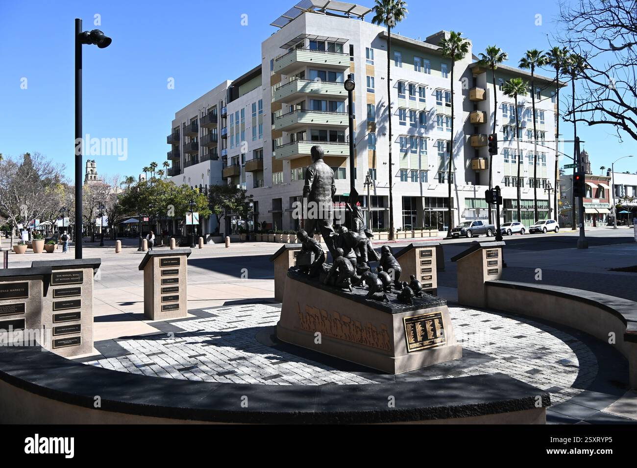 RIVERSIDE, CALIFORNIA -23 FEB 2024: Cesar Chavez memorial on the Main ...