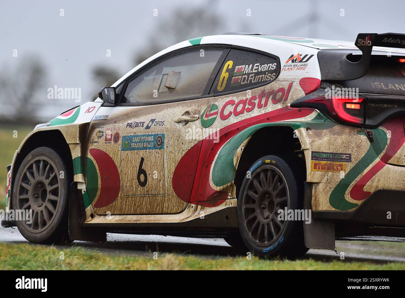 Driver Meirion Evans & Co-Driver Dale Furniss river Meirion Evans & Co ...