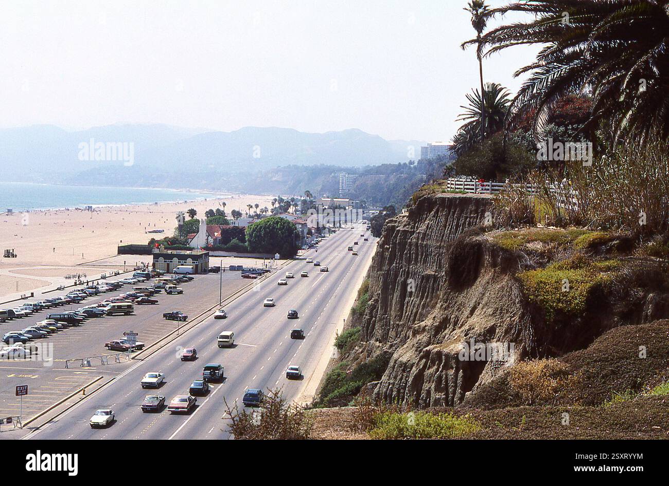 Los Angeles, CA, USA, approx. 1990. The Pacific Coast Highway by Santa ...