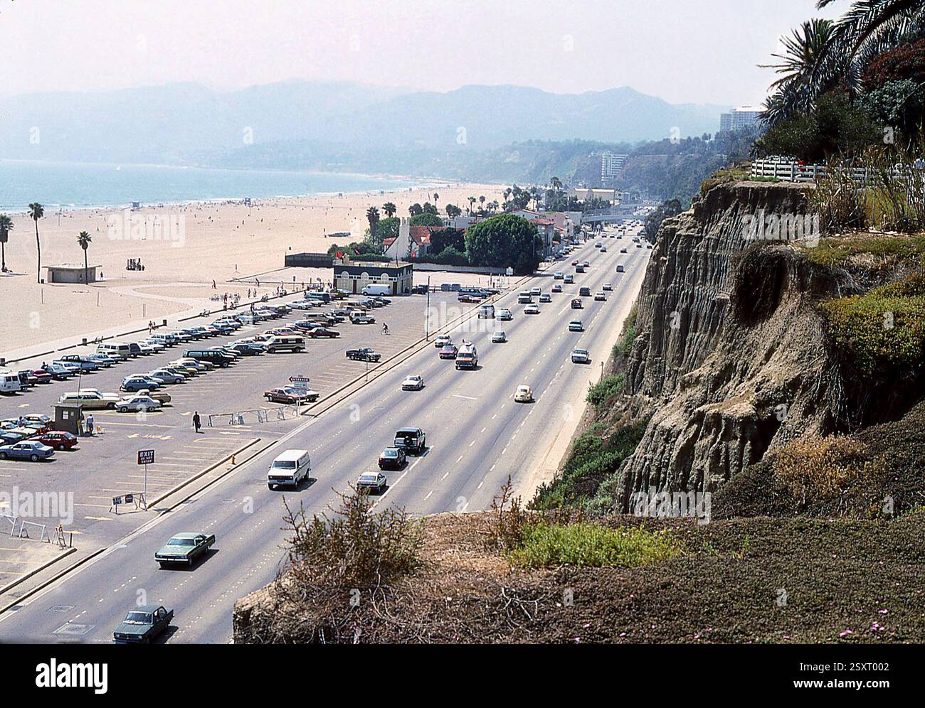 Los Angeles, CA, USA, approx. 1990. The Pacific Coast Highway by Santa ...