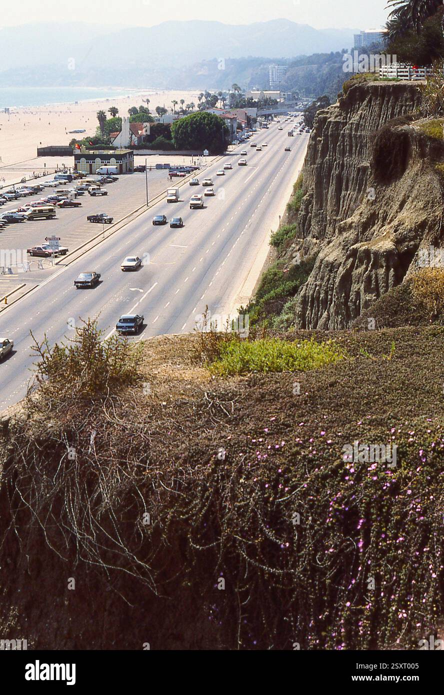Los Angeles, CA, USA, approx. 1990. The Pacific Coast Highway by Santa ...