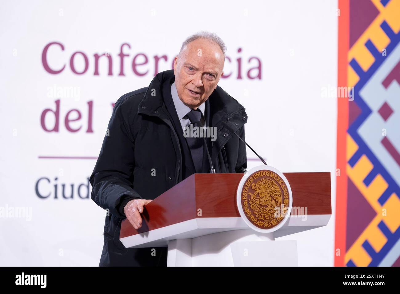 Mexico City, Mexico. 25th Feb, 2025. Mexican Attorney General Alejandro ...