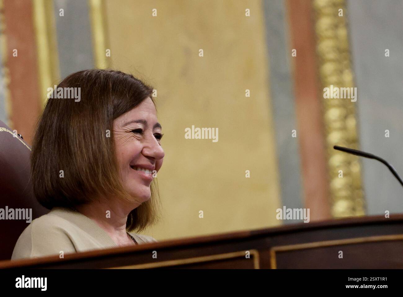 Madrid, Spain; 02/25/2025.- Francina Armengol President Spanish ...
