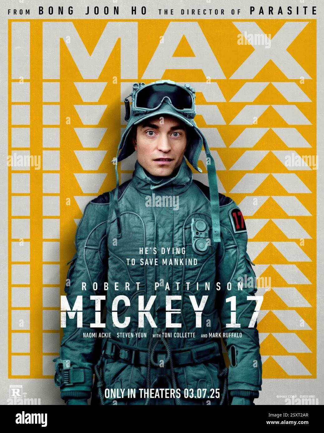 MICKEY 17, US IMAX poster, Robert Pattinson, 2025. © Warner Bros ...