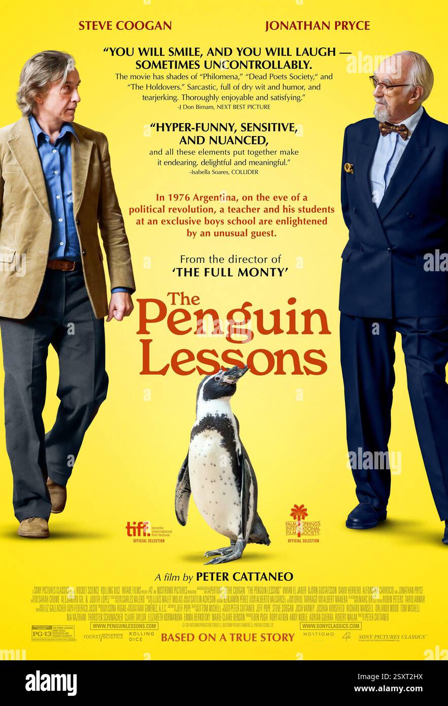 THE PENGUIN LESSONS, US poster, from left: Steve Coogan, Baba / Richard ...