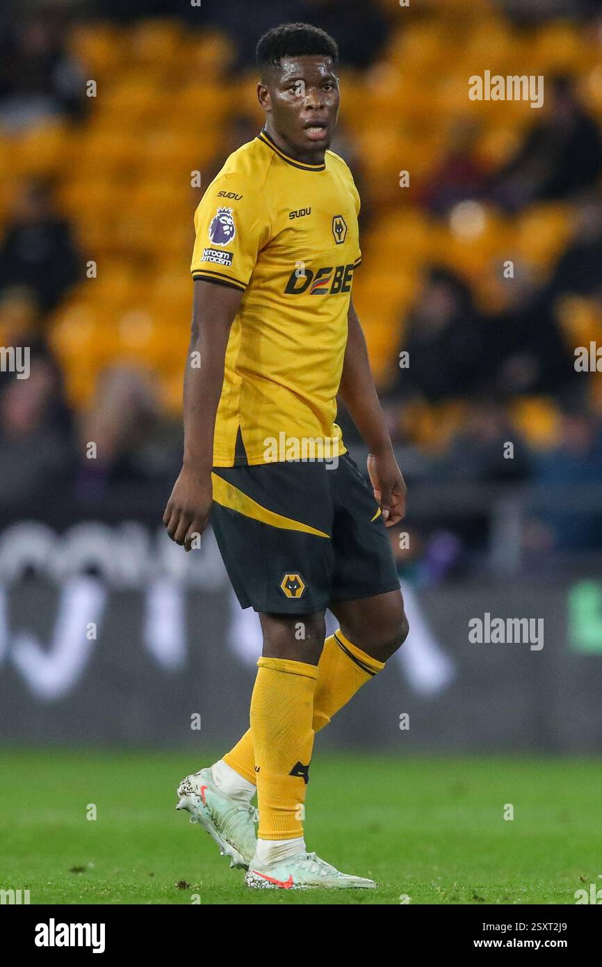 Wolverhampton, UK. 25th Feb, 2025. Marshall Munetsi of Wolverhampton ...