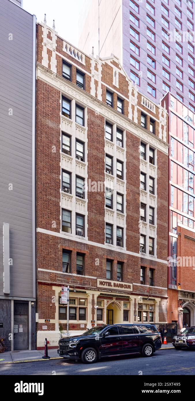 Hotel Barbour, originally Barbour Dormitory, a neo-Tudor style ...