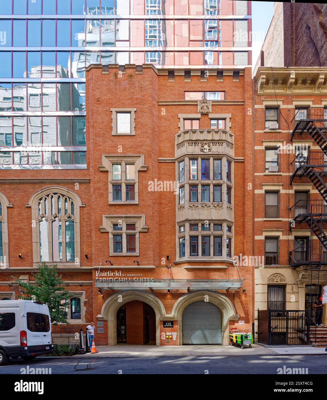 A facsimile of Christ Church Memorial Building’s gothic façade is base ...